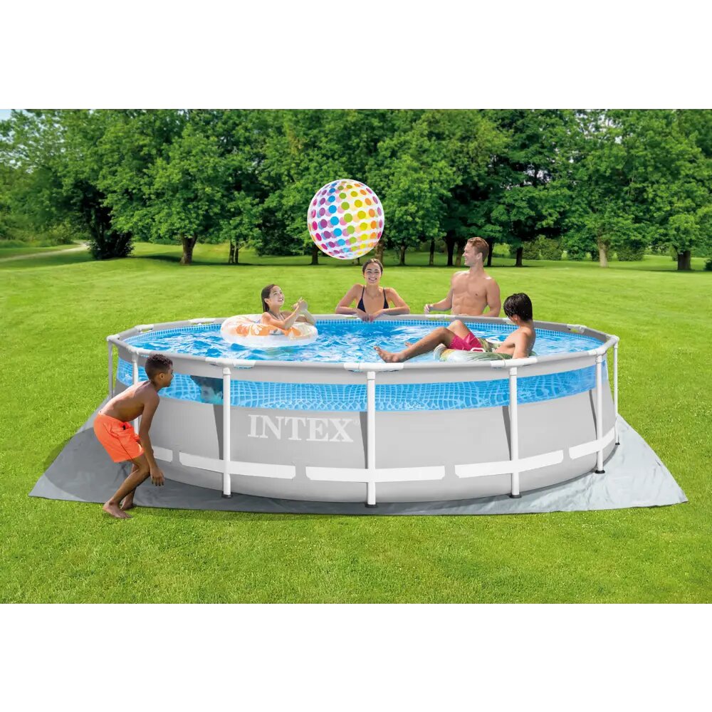 Бассейн Intex Prism, каркасный, 4.27м x 1.07м, 12706л, стальной каркас
