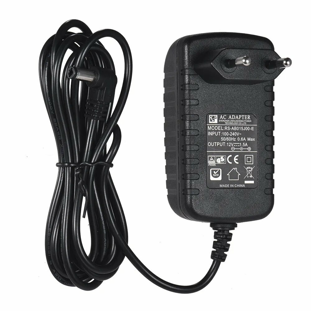 12V 1.5A адаптер питания переменного тока для Viltrox L116T L116B L132T L132B VL-162T Светодиодные видеовыходы 100-240В с широким напряжением, facute