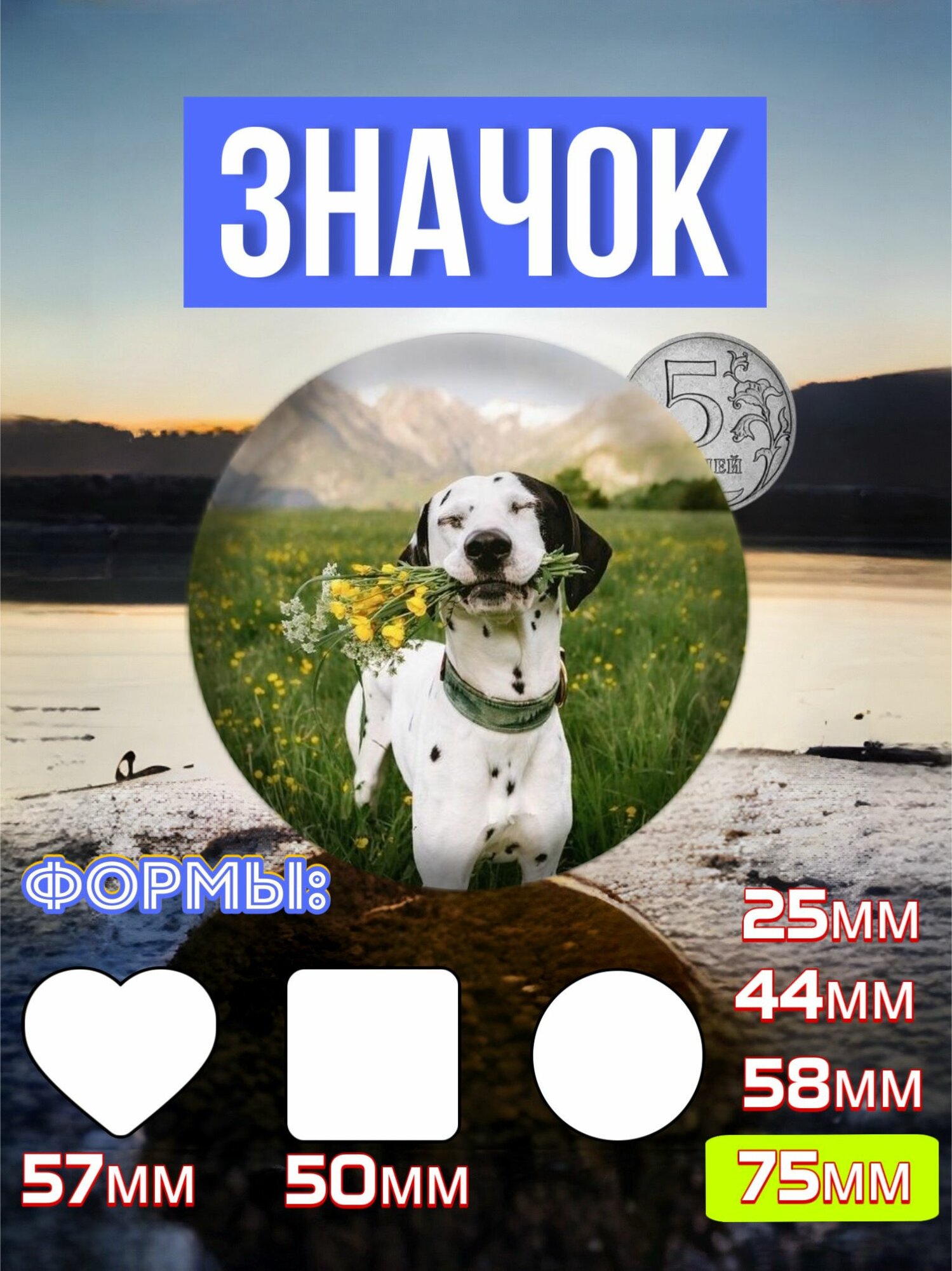 Значок, серый, коралловый, синий, оранжевый
