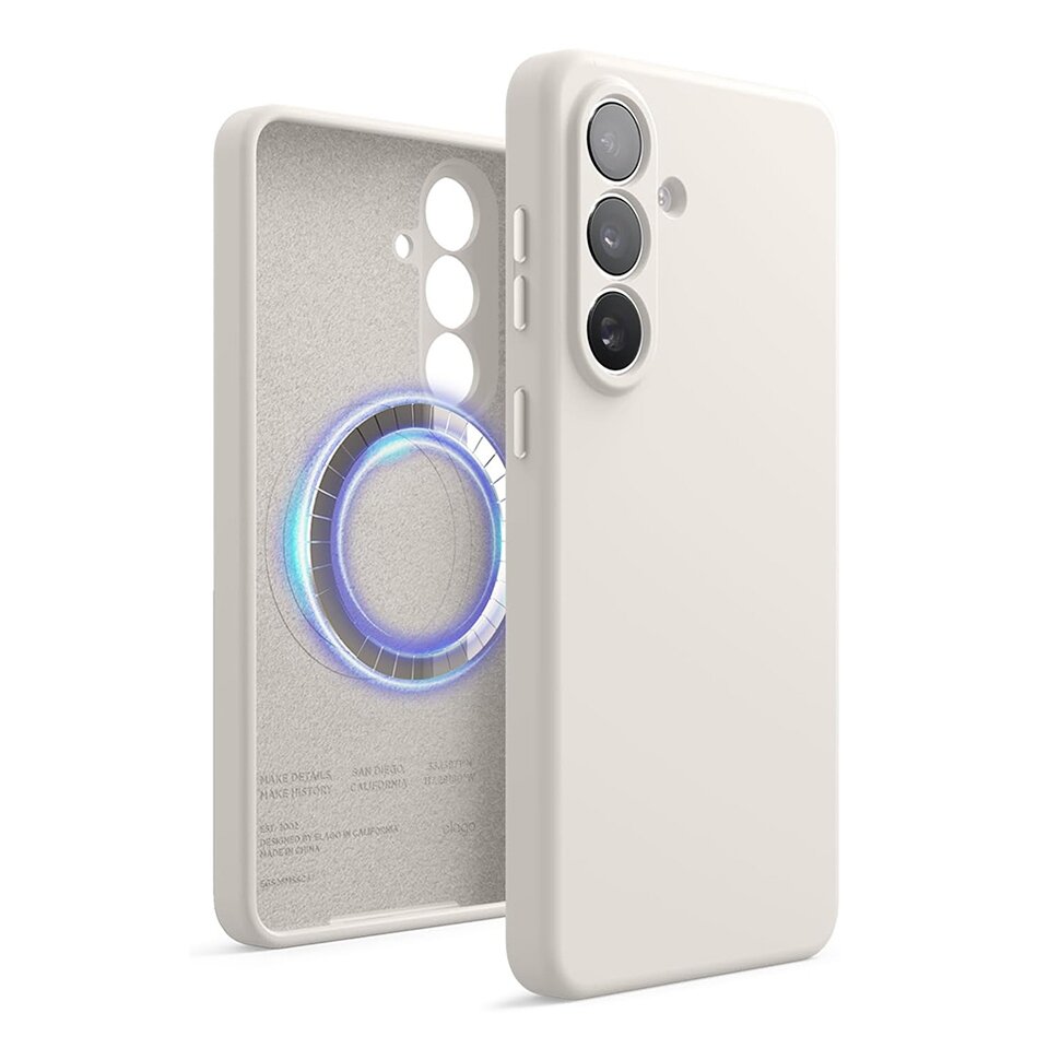 Elago силиконовый чехол с MagSafe для Galaxy S26, Magnetic Silicone Stone