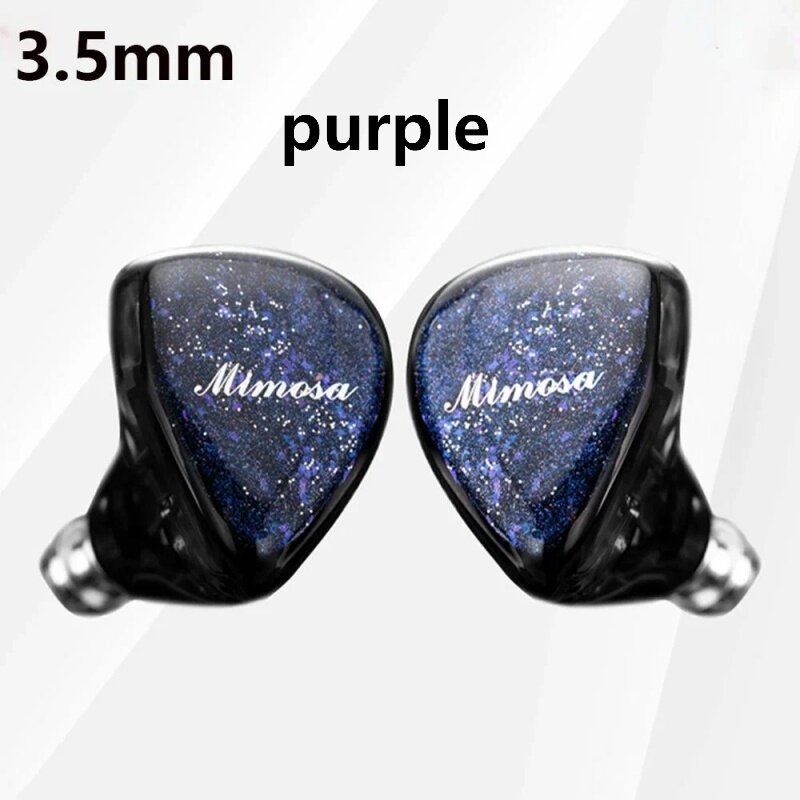 QoA Mimosa новые наушники HiFi In-Ear 1 Planar + 1 Dynamic IEMs для наушников HiFi Music 0,78 2pin кабель 3,5 мм