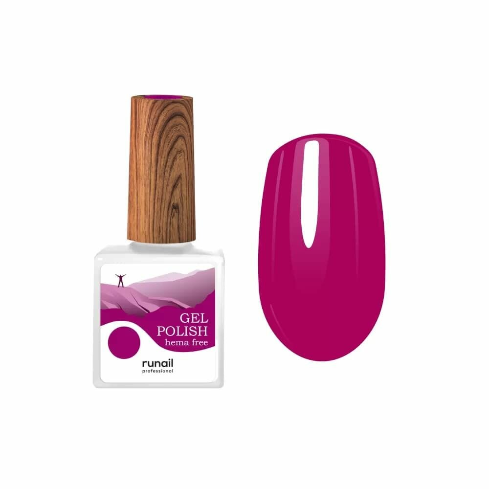 Гель-лак RuNail Professional Gel polish (hema free) № 8579, пурпурный, 10 мл