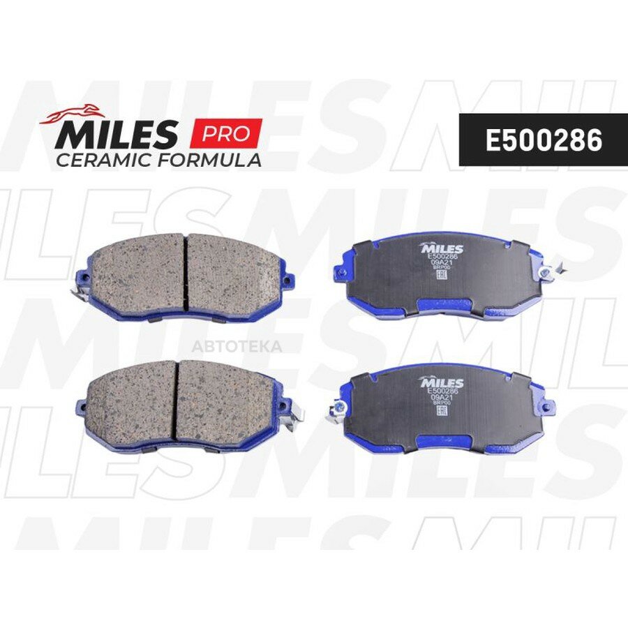Колодки тормозные SUBARU FORESTER 08-/IMPREZA 08-/XV 12- пер. Ceramic PRO MILES E500286