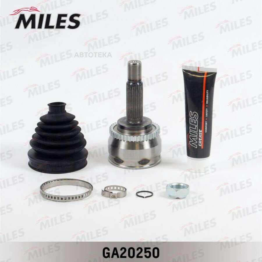 ШРУС наружный MITSUBISHI CARISMA 1.6-1.9TD 96-06 (с ABS) (GKN 303529) GA20250 MILES GA20250