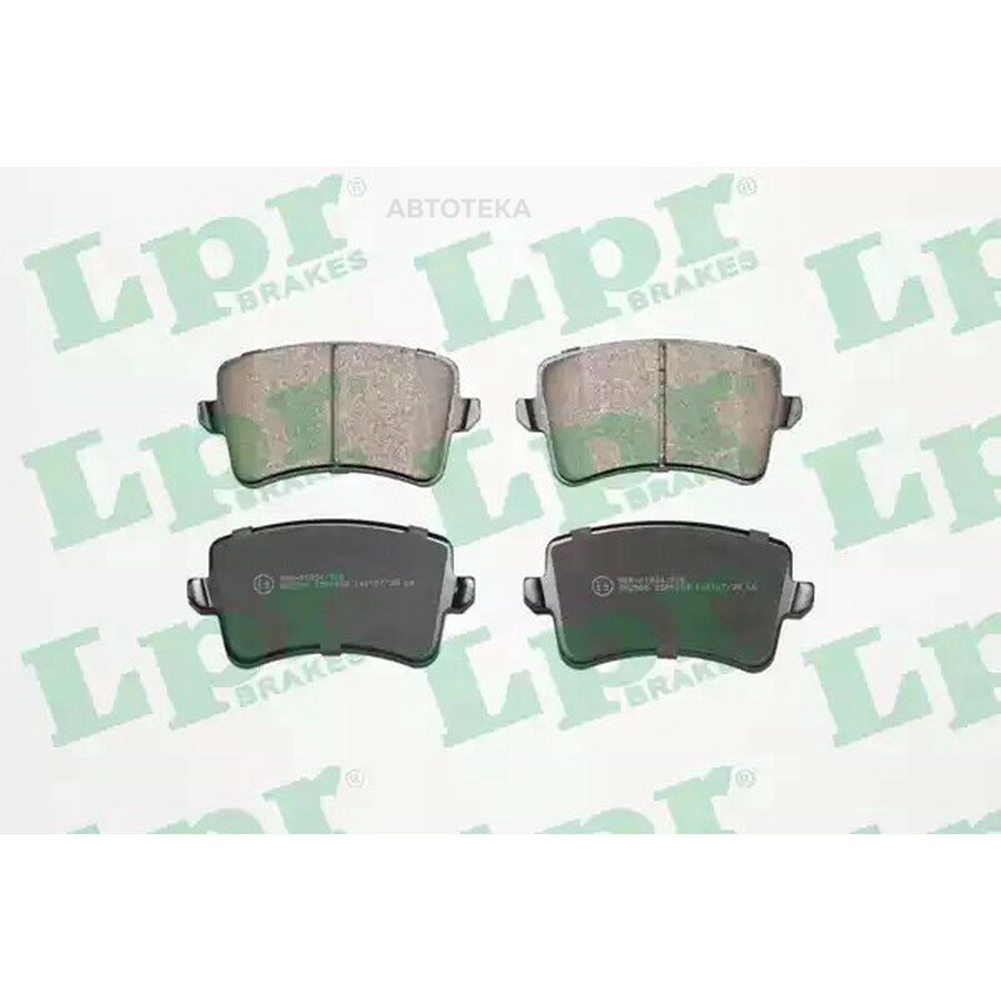 Колодки тормозные AUDI A4/A5/Q5 1.8-3.2 07- задние LPR 05P1489