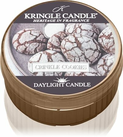 Свеча чайная Kringle Candle Crinkle Cookies, белый