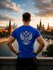 Футболка спортивная, размер 50, синий