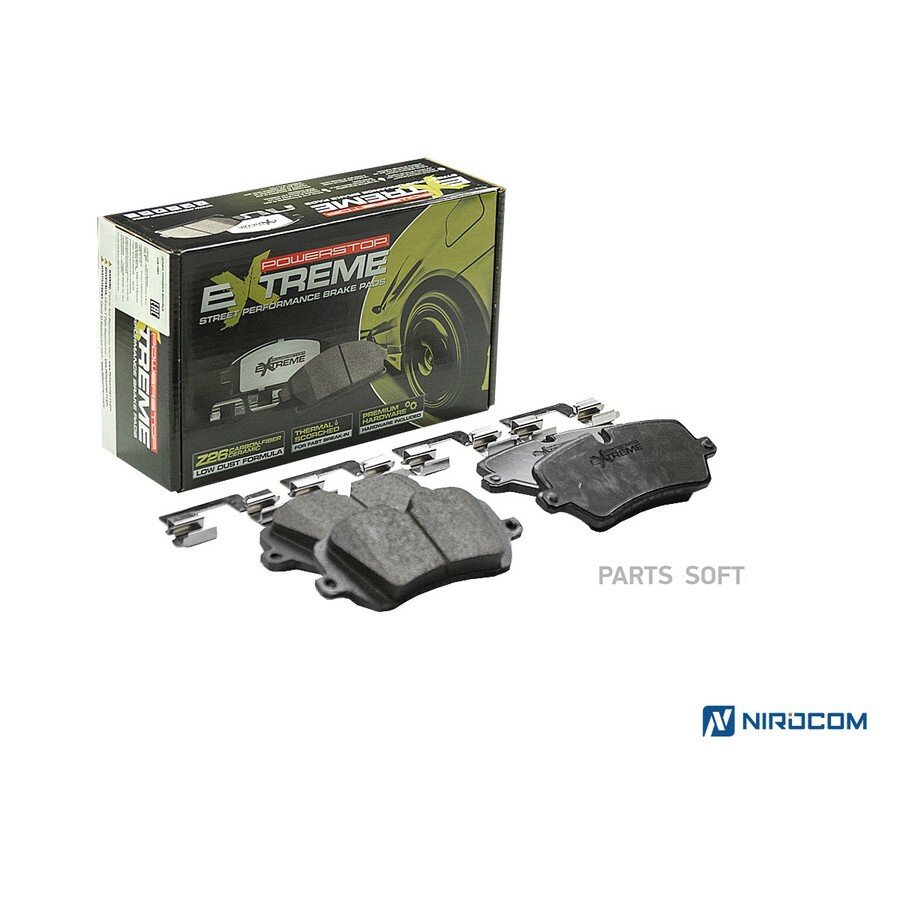 POWERSTOP 261692 Задние керамические колодки Extreme Street Performance Z26 ()