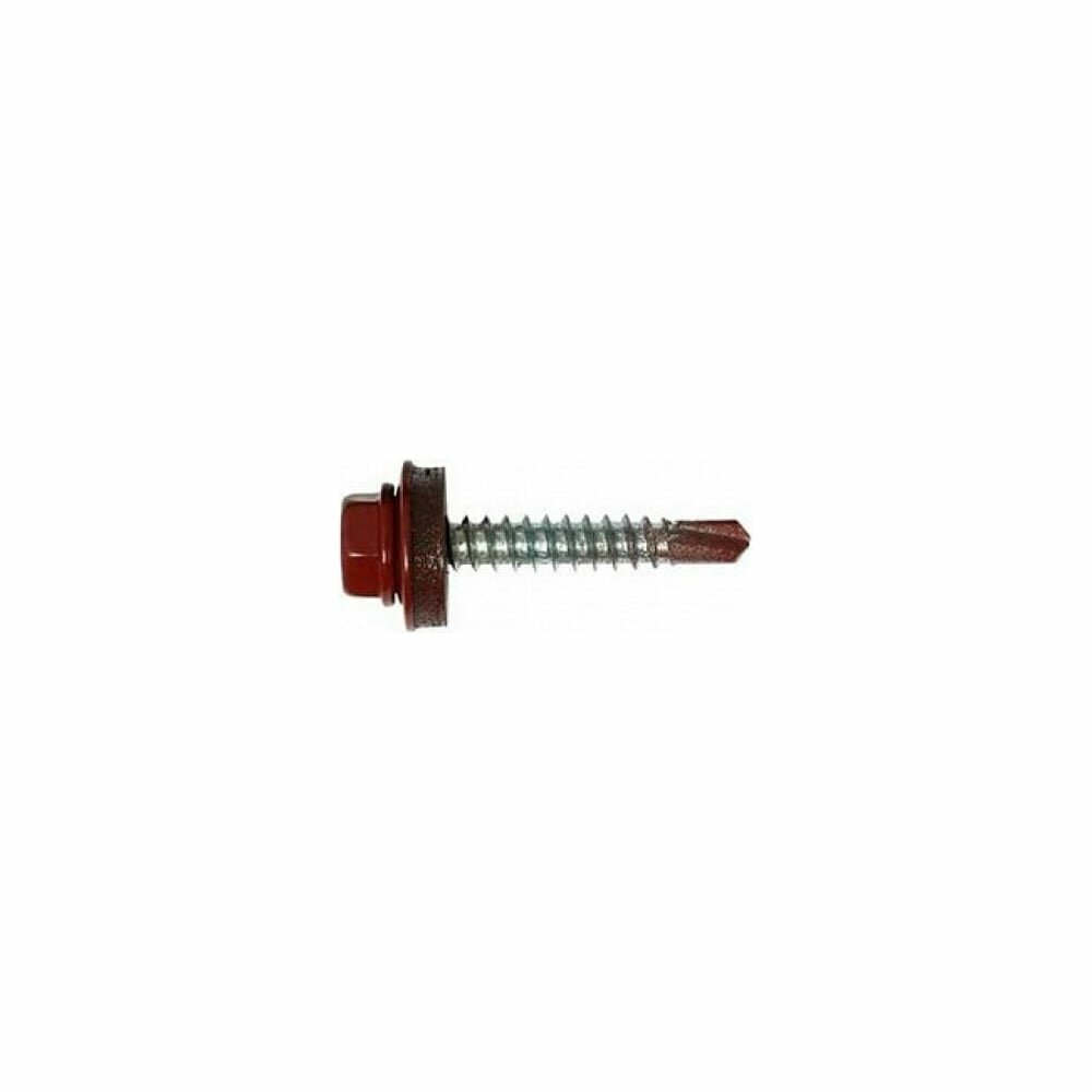 Саморез кровельный Металлсервис 4,8x29 RAL 3011 коричнево-красный, по дереву, 60 шт, коробка с окном МС 1271103