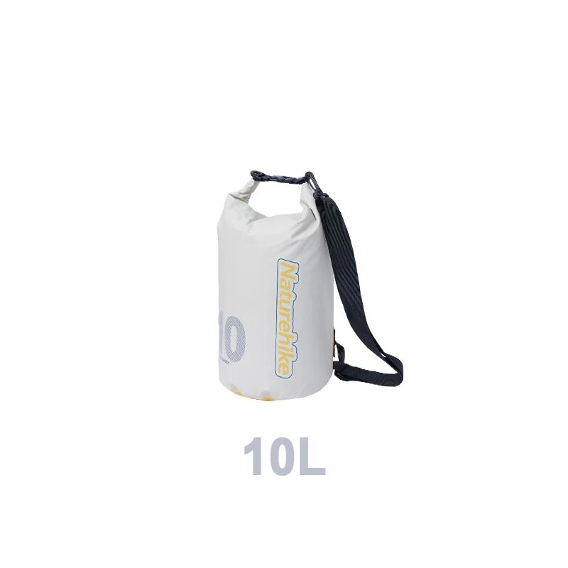 Naturehike Портативный водонепроницаемый рюкзак 10/15/25 л Белый, 10L White
