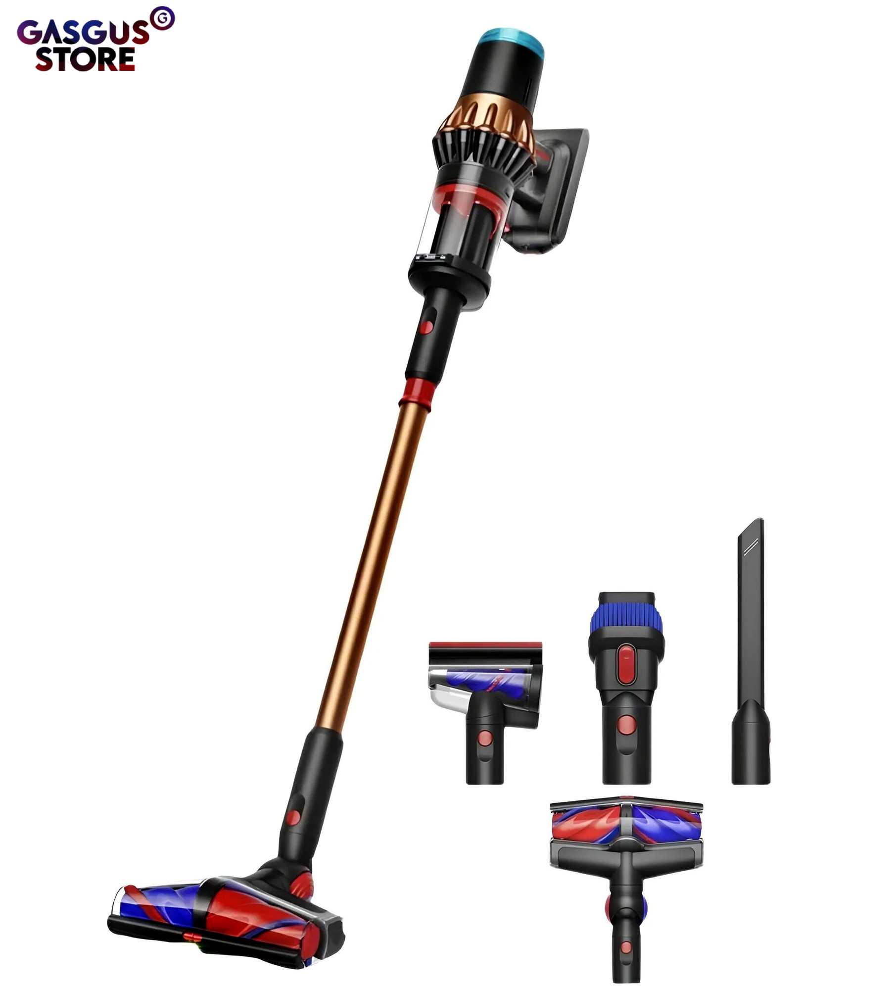 Вертикальный беспроводной пылесос Dyson V16 (DS60) Piston Animal SV53 Black/Copper + Переходник РФ