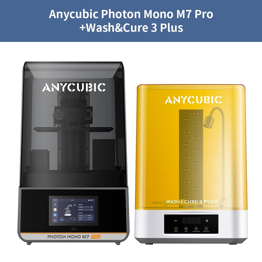 ANYCUBIC Photon Mono M7 Pro 14K Моно MSLA 3D-принтер 10,1' ЖК-матрица 3D-принтер на смолу Скорость до 170 мм/ч Размер печати 223*126*230 мм