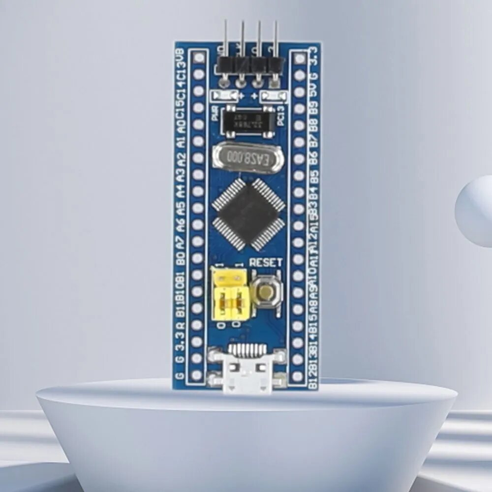Модуль разработки STM32F103C6T6 на базе ядра Cortex-M3, 72 МГц, 64 КБ Flash, интерфейсы SWD/USART/USB