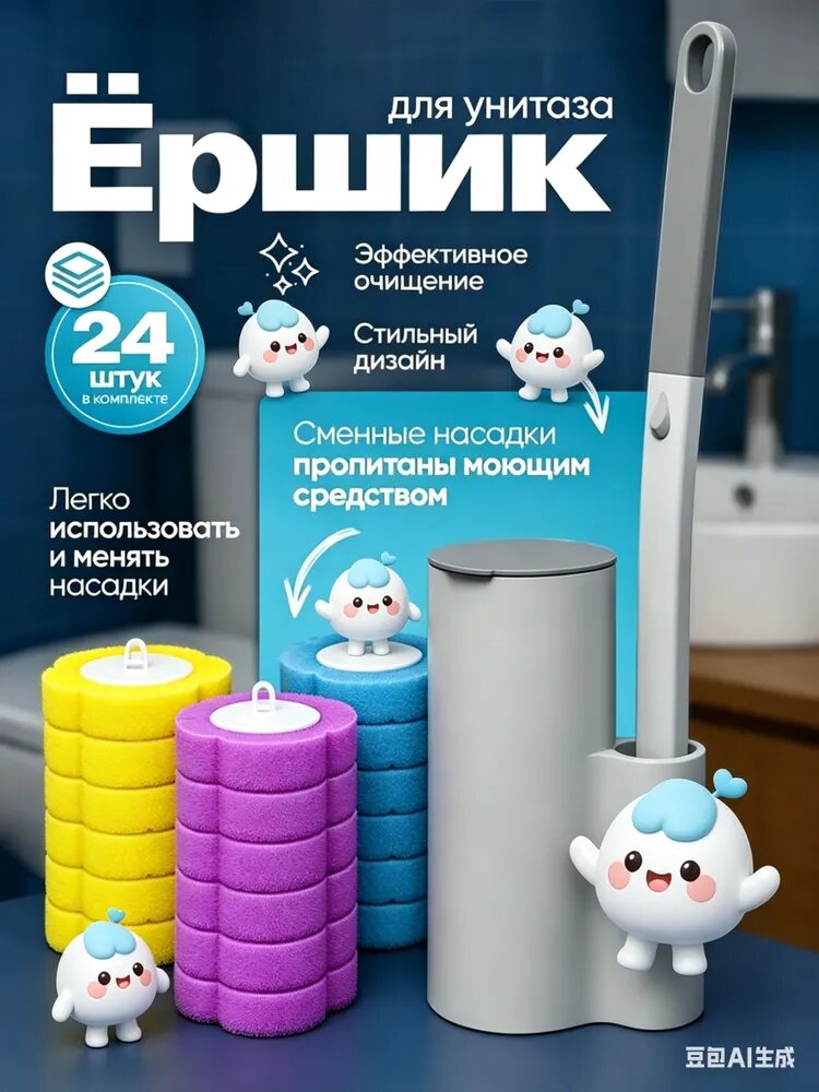 Диспенсер для покрытий на унитаз 24 шт