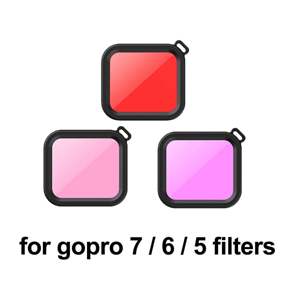 Водонепроницаемый чехол для GoPro Hero 7 6 5 Black HONGDAK Only Filter