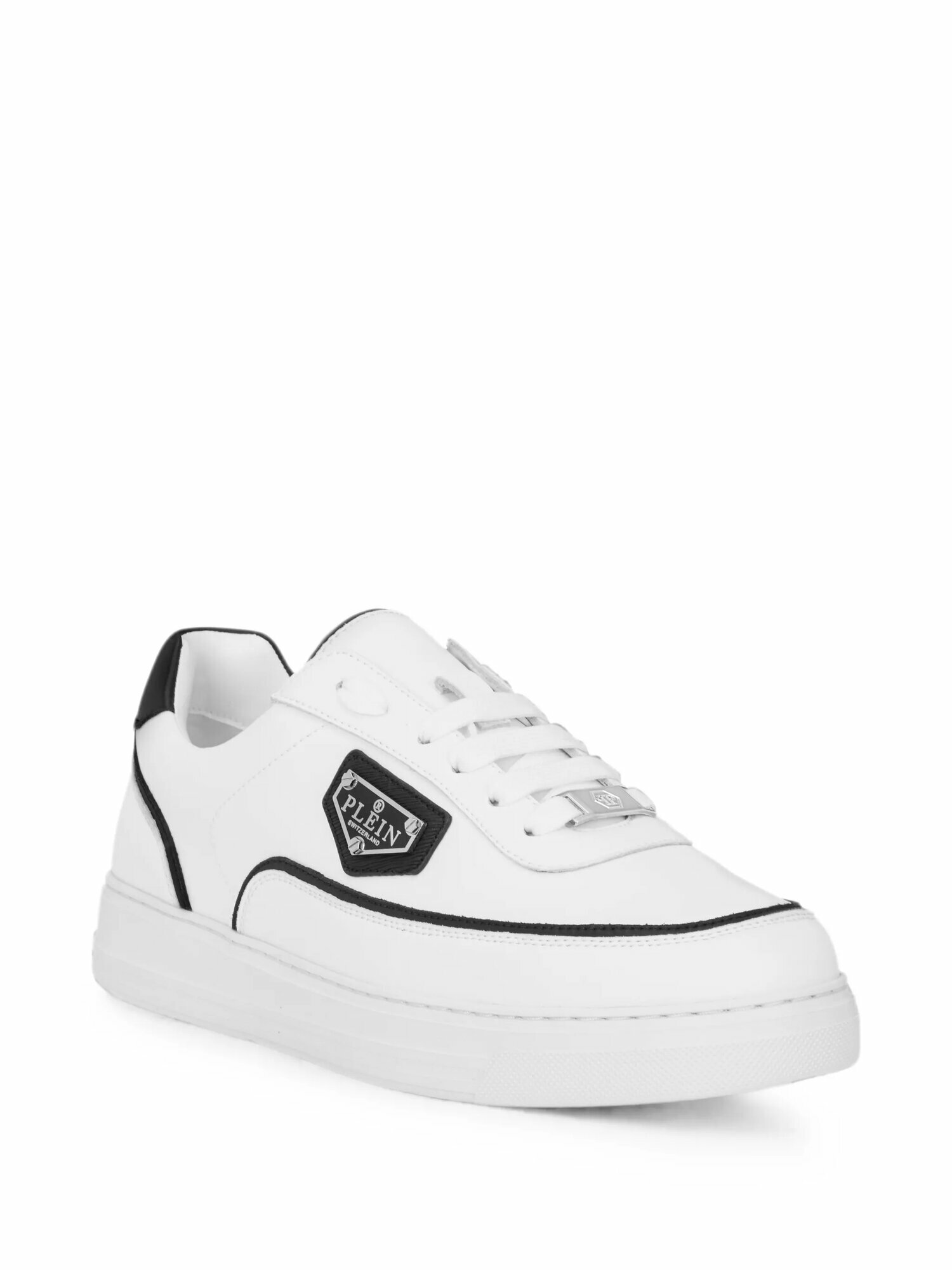 Кроссовки PHILIPP PLEIN Triangle, размер 40, бежевый/белый — фото 1