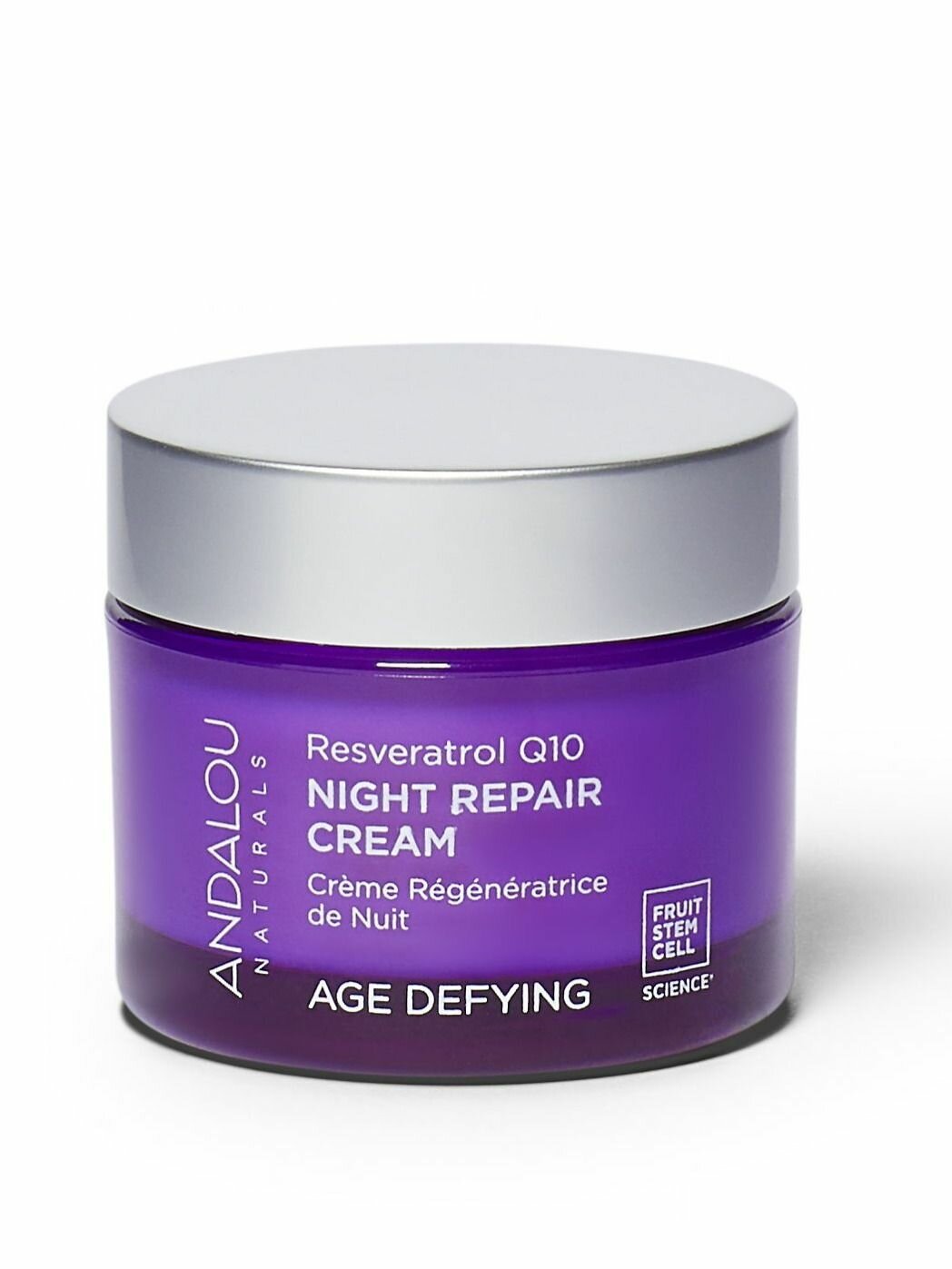 Andalou Naturals Ночной восстанавливающий крем "Ресвератрол и Q10", 50 гр