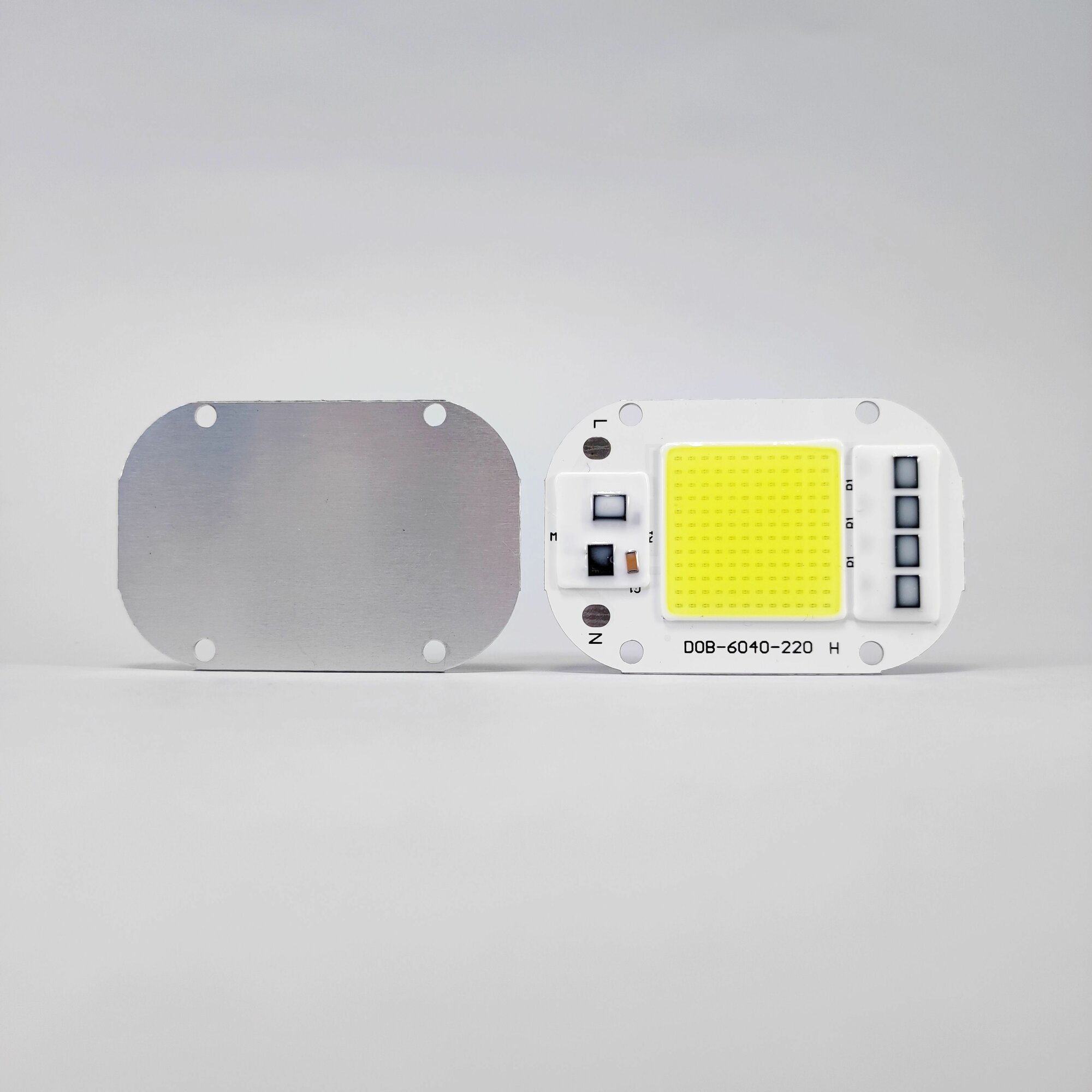 Светодиодная матрица COB, LED 220 В, 50 Вт, 6500K холодный свет, модуль