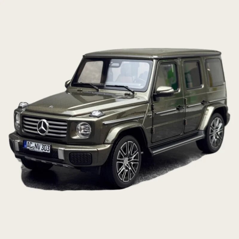 WELLY металлический автомобиль Mercedes-Benz G-Class G500 W463 1/18 коричневый