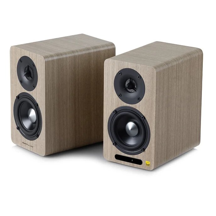 Акустическая система AIRPULSE A60 Орех, полочная, Bluetooth 5.1, Hi-Fi