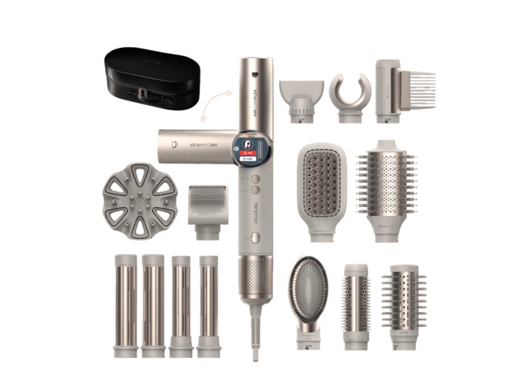 Мультистайлер Cecotec AirGlam 14 в 1 Flex Champagne 114727
