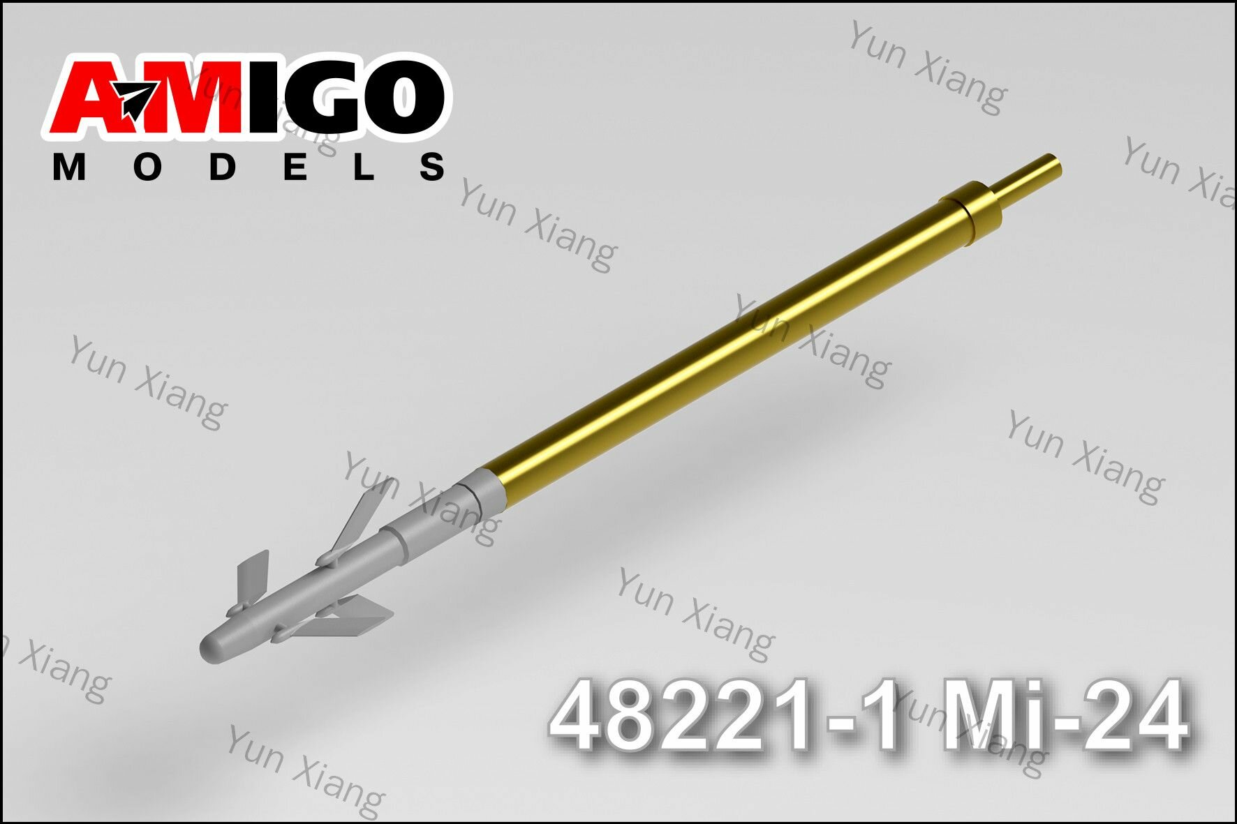 Дополнения из латуни 1/48 дуас штанга Ми-24 (Amigo Models)