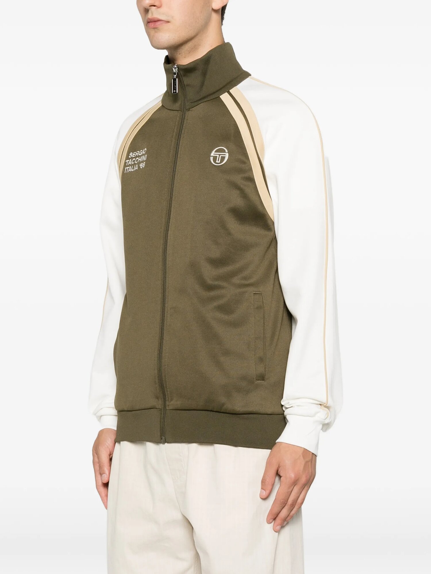 Толстовка SERGIO TACCHINI Logo-embroidered sweatshirt, размер 48 — фото 1