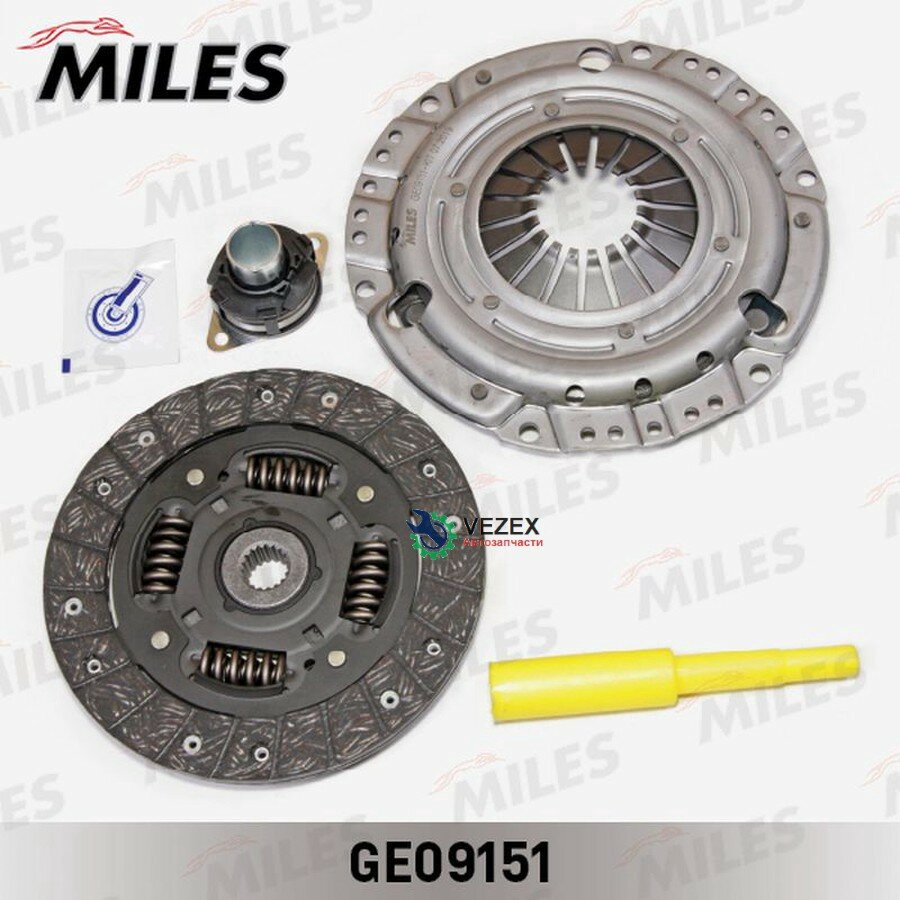 MILES GE09151 Сцепление комплект (SKODA FABIA I 1.4) (LUK 619303900) GE09151
