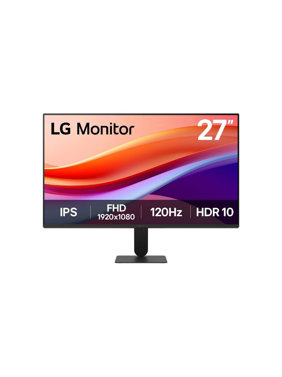 Монитор 27" LG 27U411A-B 1920x1080, LED, 16:9, IPS, 250cd, 1500:1, 178гр/178гр, VGA, HDMI, 120Hz, black