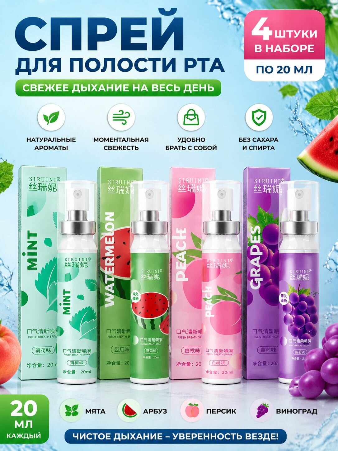 Спрей для полости рта 80 мл