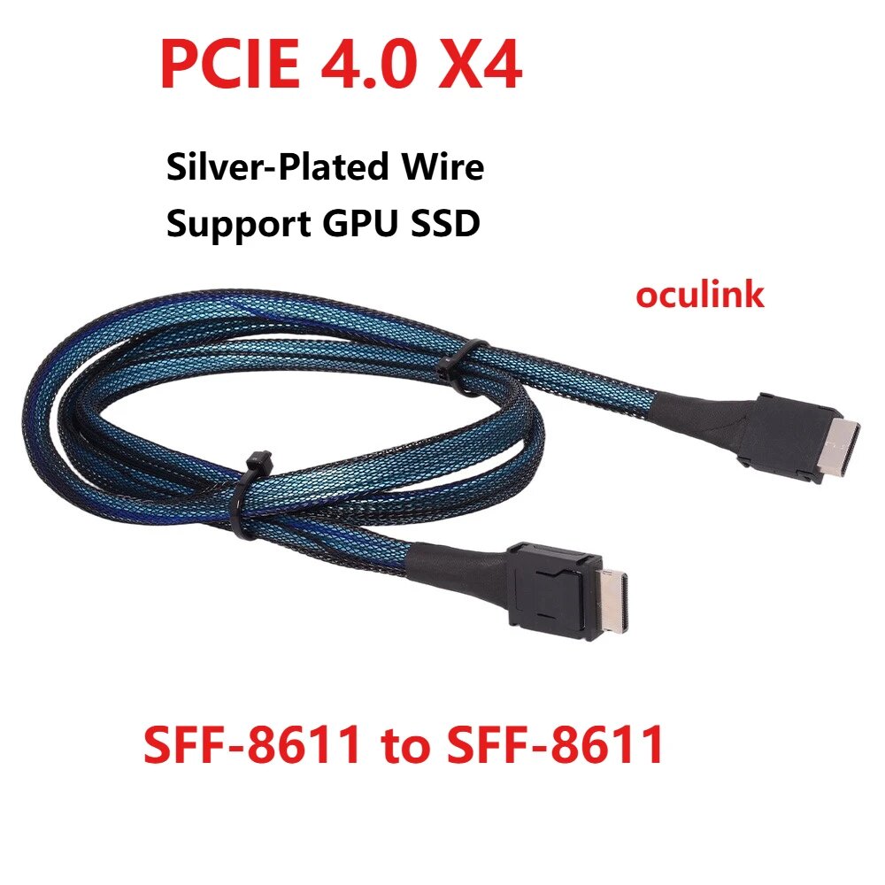 SPEEDIER Кабель-адаптер PCIe 4.0 X4 Oculink 4i 1 м 1m