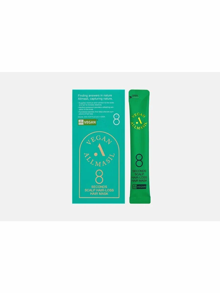 Маска для укрепления волос ALLMASIL 8 seconds scalp hair-loss hair mask