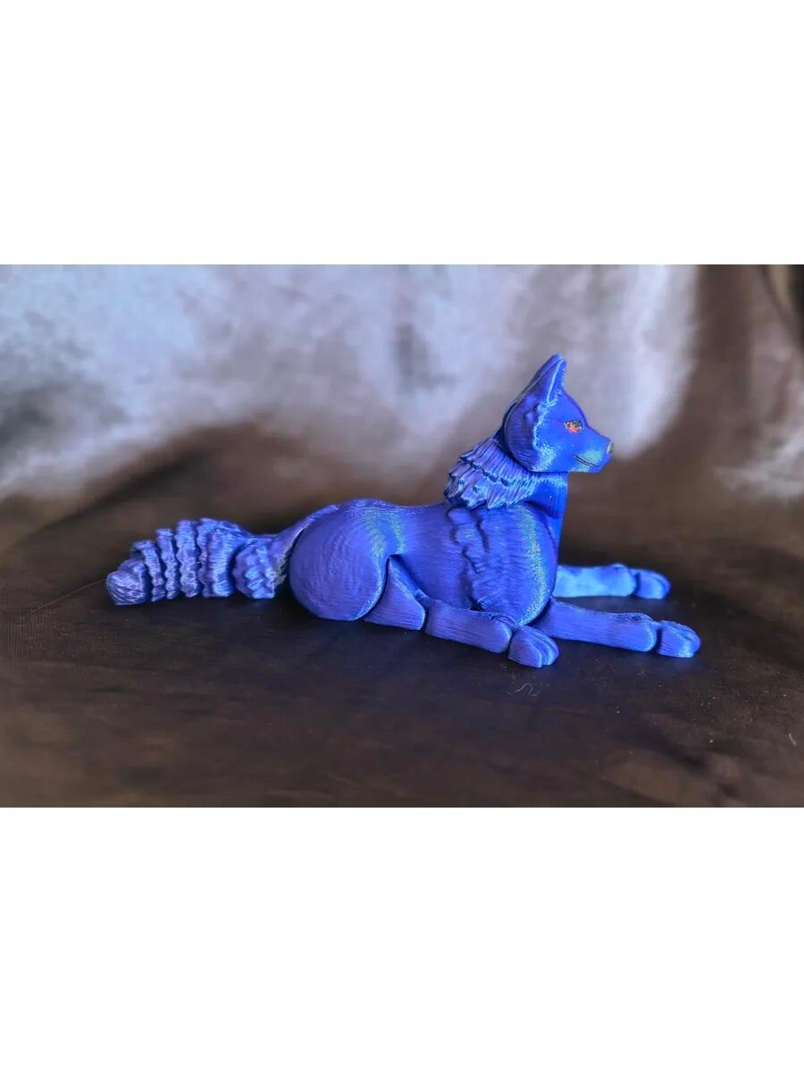 Волк синий, игрушка подвижная