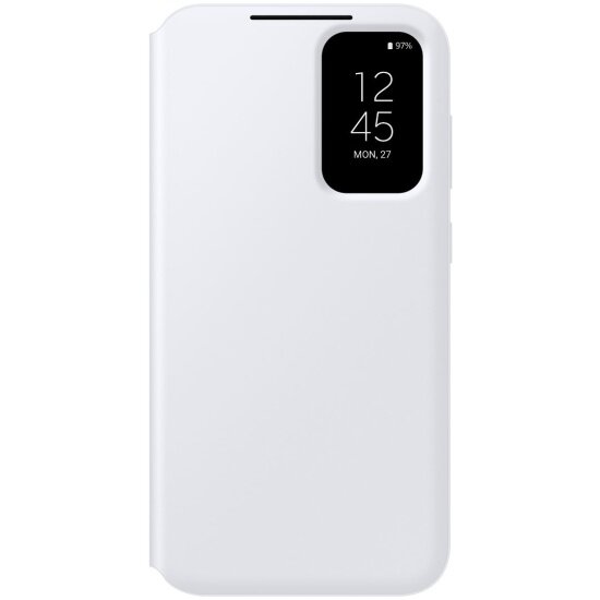 Чехол (флип-кейс) Samsung Smart View Wallet Case, для Samsung Galaxy S23 FE, белый [ef-zs711cwegru]
