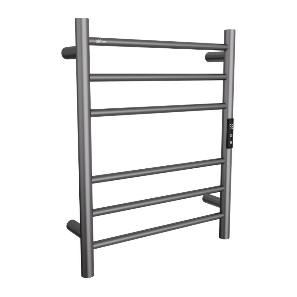 Полотенцесушитель электрический ABBER Standard AH4606NG оружейная сталь