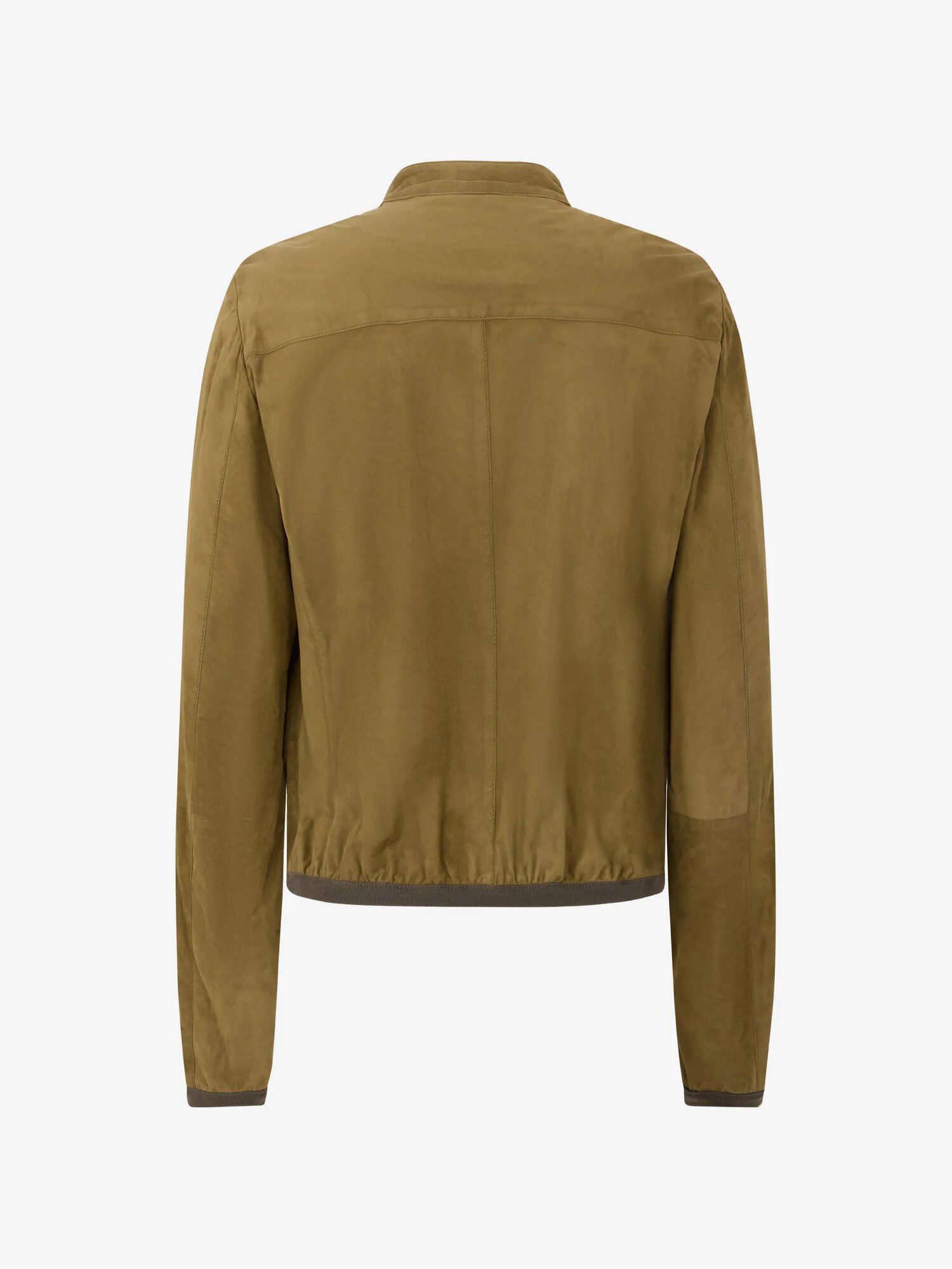 Куртка MooRER Zip leather jacket, размер 48 — фото 1