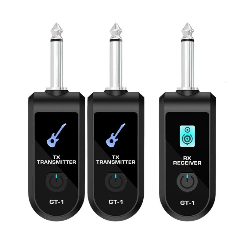 Беспроводной микрофон 2.4G для гитары и конференций, 1 на 2
