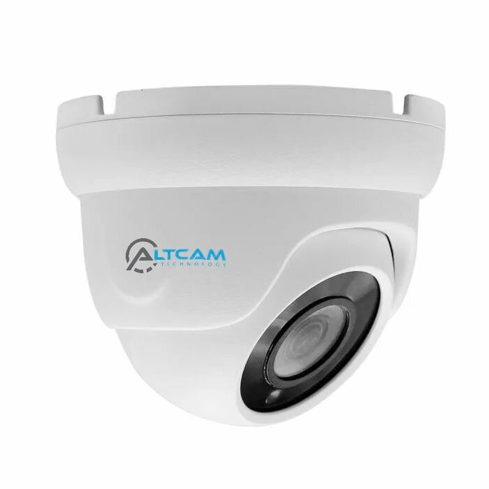 Купольная антивандальная аналоговая камера AltCam DDMF81IR 8 Мп, 3.6 мм с ИК подсветкой 20 м