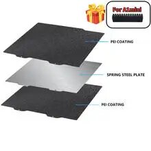 Двухсторонняя платформа H1H PEY PEO PET PEI из пружинной стали для Bambu Lab A1 Black PEI (no base)