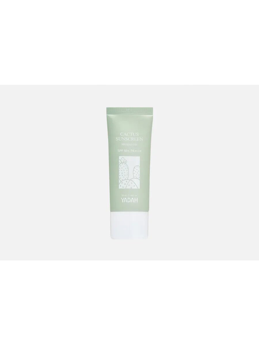 YADAH CACTUS SUNSCREEN Солнцезащитный крем для лица S 35мл