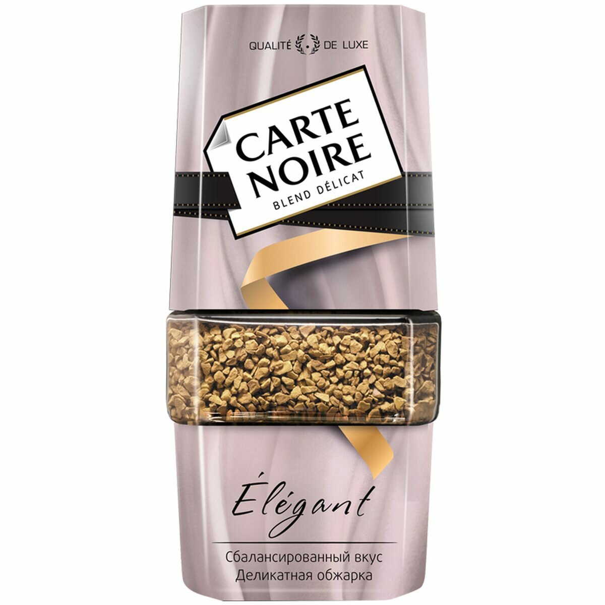 Кофе растворимый Carte Noire "lgant", сублимированный с добавлением молотого, стеклянная банка (G4038/8052233), 6 уп.