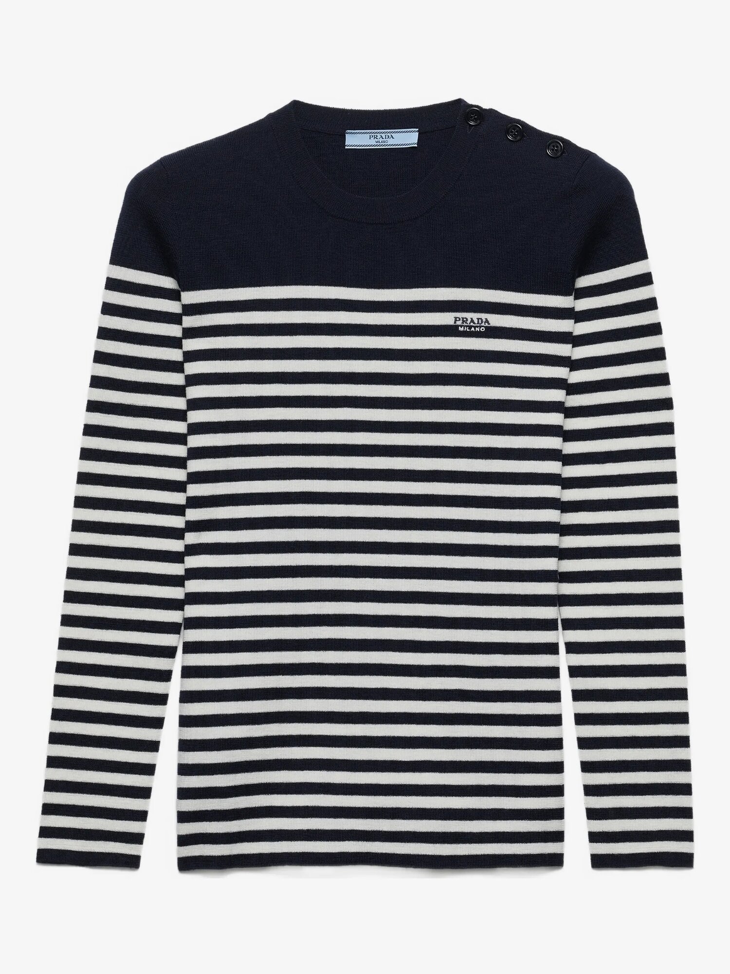 Свитер Striped ribbed sweater