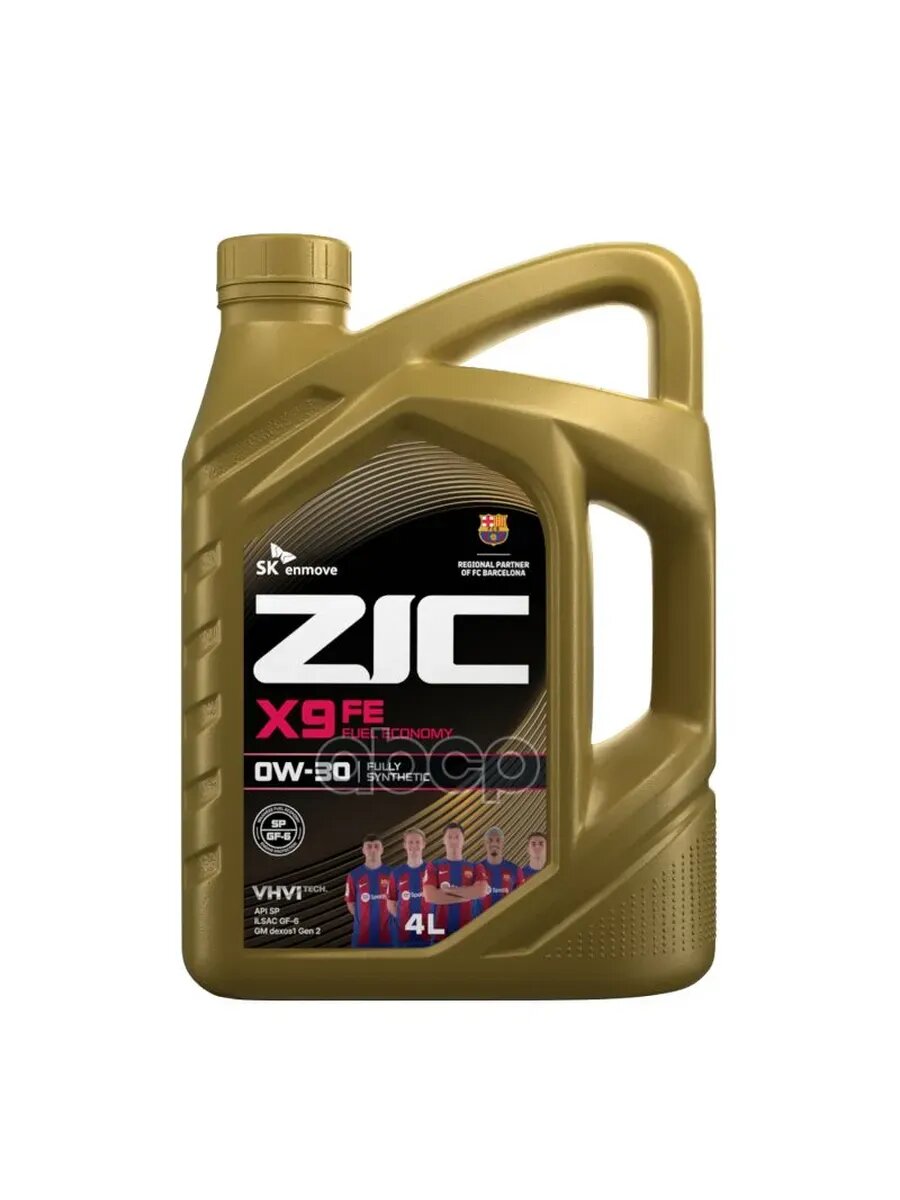 ZIC Zic X9 Fe 0W30 4Л. Sp Синт. Мотор. Ilsac Gf-6, Шт