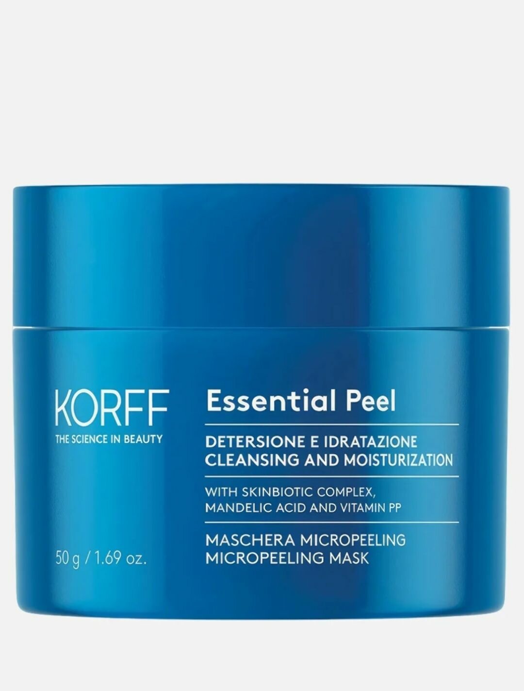 Отшелушивающая и увлажняющая маска для лица KORFF essential peel micropeeling mask