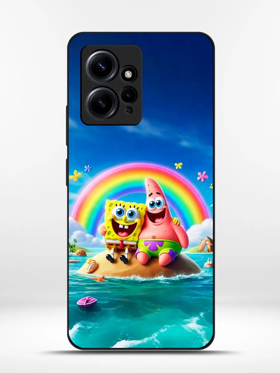Чехол на Redmi Note 12 губка боб
