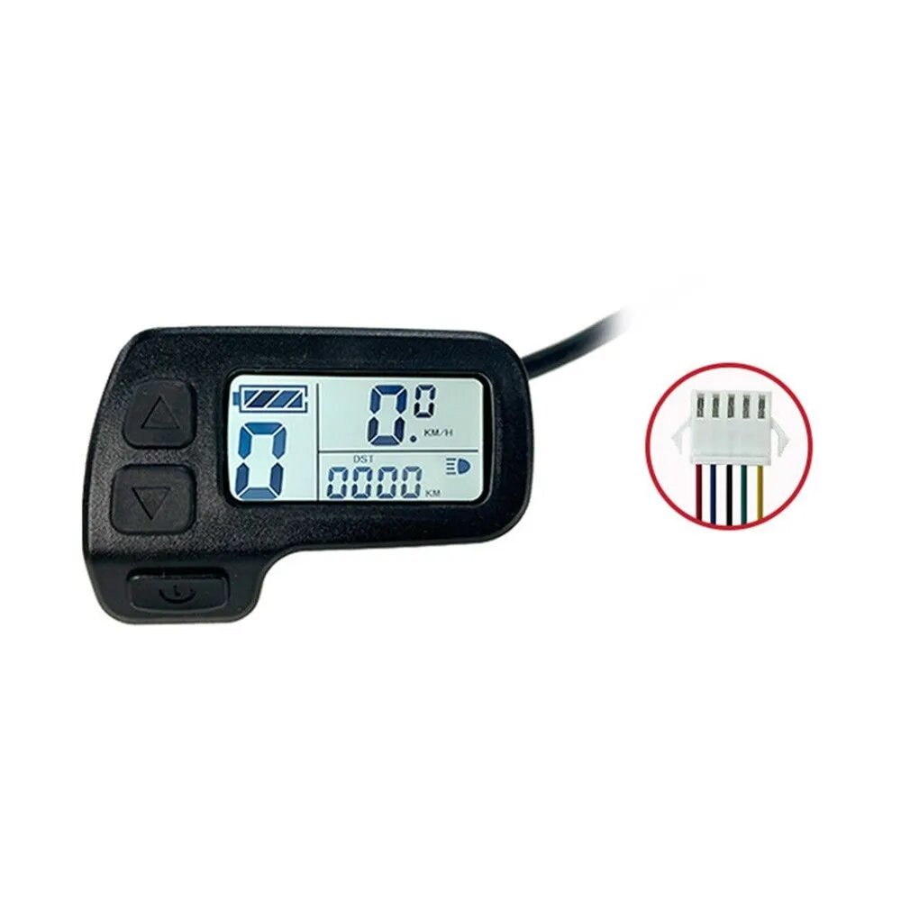 ЖК-панель приборов для электровелосипеда KT-LCD11, 36 В/48 В, разъем SM