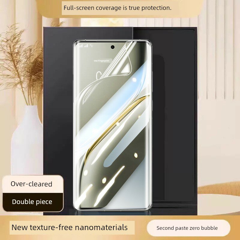 Защитное стекло для OnePlus Ace 2V с водной основой, ультратонкое, полное прилипание, мгновенная разблокировка,