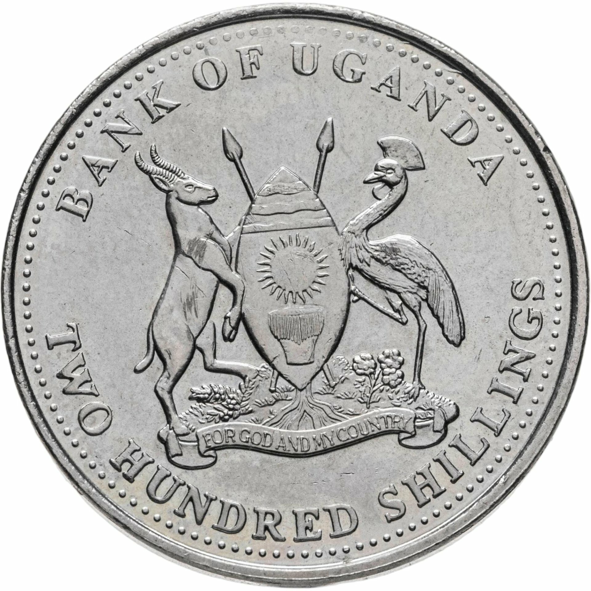 Уганда 200 шиллингов (shillings) 1998