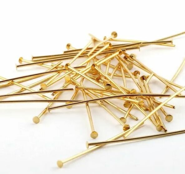 Декоративные крепления (пины) для хрустальных люстр (гвоздик) Zlata 40 мм (100 шт), Bydzov освещения
