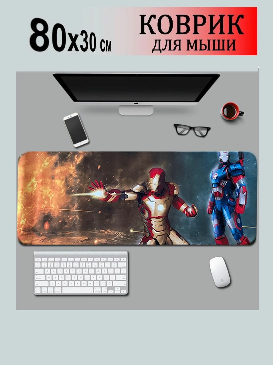 Игровой коврик для мыши 800x300x2 на тканевой основе Marvel